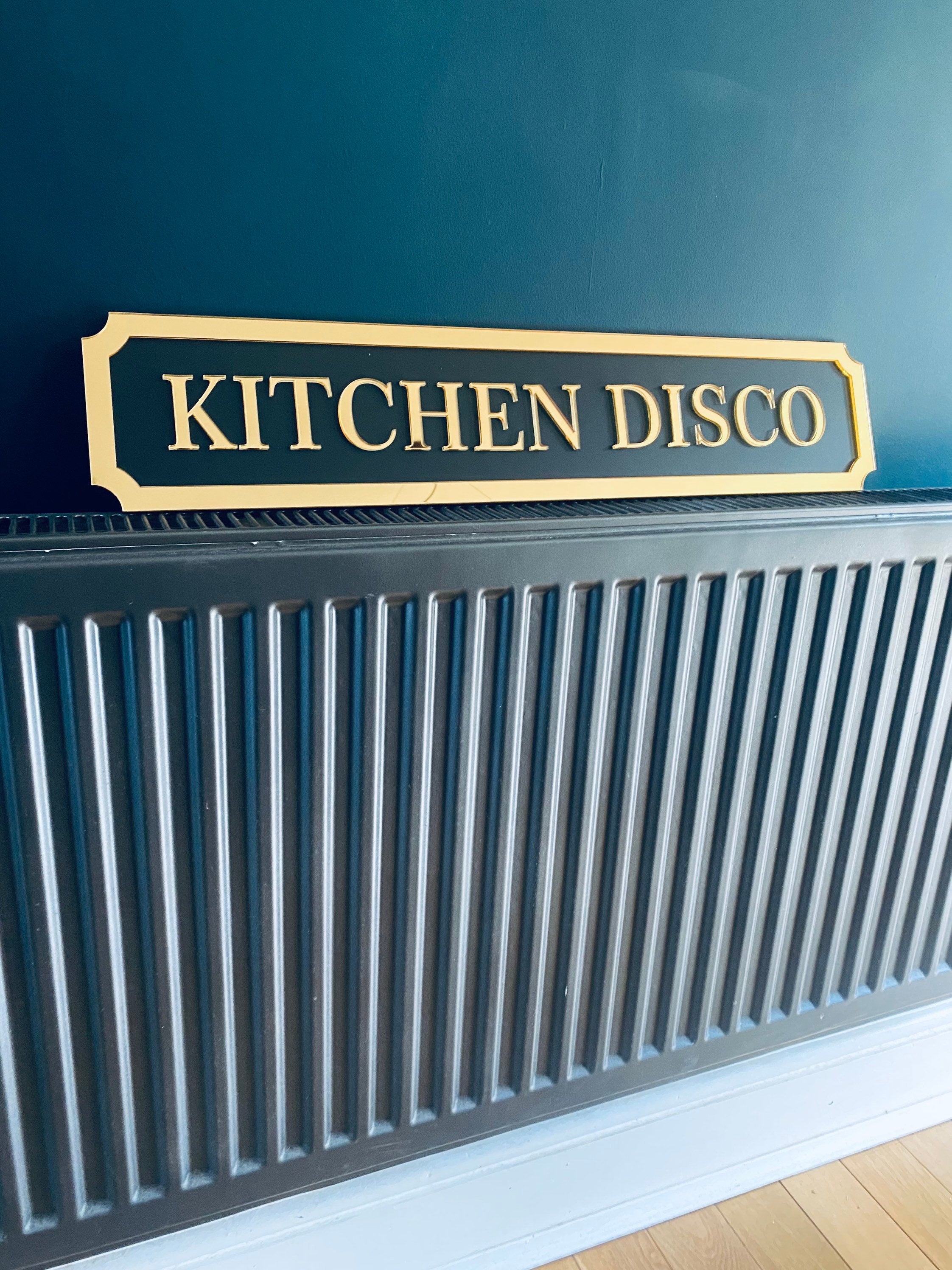 KITCHEN DISCO Street style sign, wall decor. – CREEDRevival